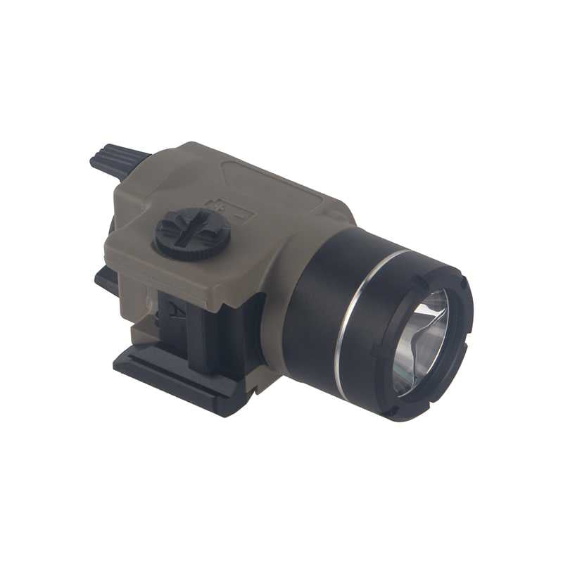 Tactical LED Flashlight Weapon Light for Picatinny Glock-Style Rails ...